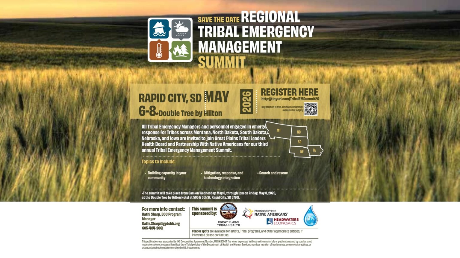 3rd Annual Regional Tribal Emergency Management Summit - Great Plains ...